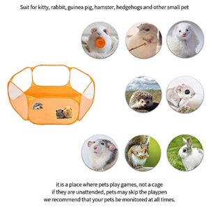 2 Packs of Square Plush Guinea Pig Bed and 1 Small Animals Playpen, Cozy Hamsters Sugar Glider Hedgehog Sleep Bed, Rabbit Cage Accessories Mat