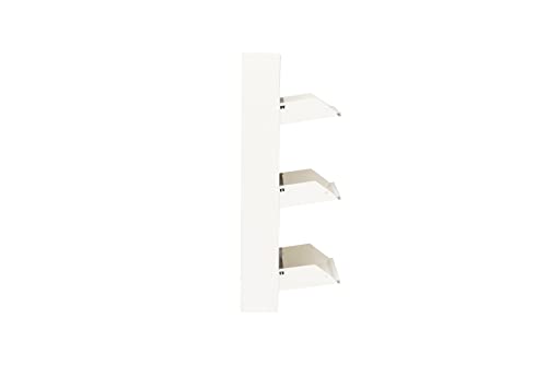 Mabel Home Modern 3 & 4 & 5 Drawer Shoe Cabinet, 3-4-5 Tier Shoe Rack Storage Organizer (3 Tier, White)