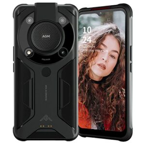 agm glory rugged smartphone 5g rugged phone unlocked dual sim, snapdragon 480, 6200mah, rugged cell phone 256gb rom 8gb ram, 20mp night vision camera, 48mp camera, 6.53'' fhd+ display, android 11