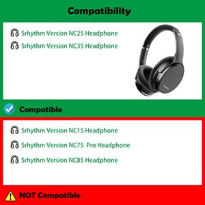 DowiTech Supreme Comfort Headphone Earpads Headset Replacement Ear Pads Compatible with Srhythm Version NC25 NC35 Headphone