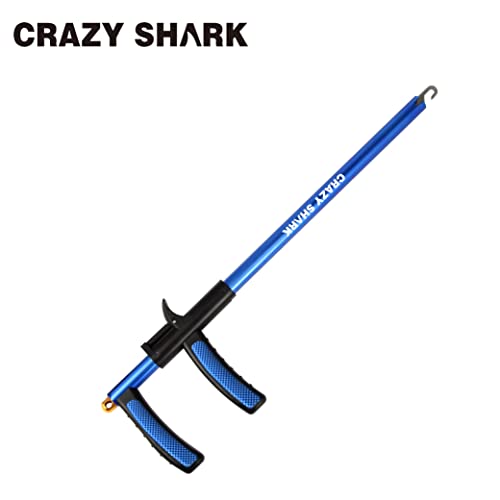 CRAZY SHARK Hook Remover Aluminum Fish Hook Remover Extractor 13.6in (Dark Blue)