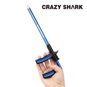 CRAZY SHARK Hook Remover Aluminum Fish Hook Remover Extractor 13.6in (Dark Blue)