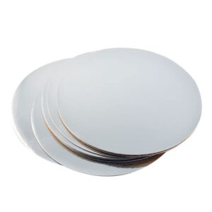 16" Silver Round Coated Cakeboard, 12 ct.