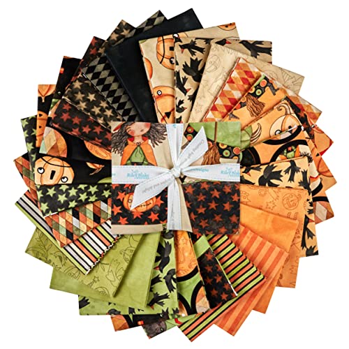 Riley Blake Designs Riley Blake Halloween Whimsy Fat Quarter Bundles 27Pcs, Multi