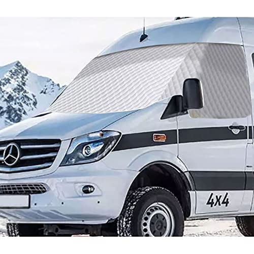 VANNCAMP Windshield Cover for Mercedes Benz Sprinter 2007-2022, RV Front Window Cover