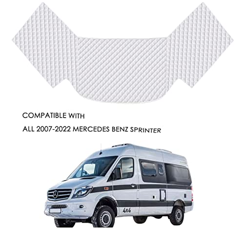 VANNCAMP Windshield Cover for Mercedes Benz Sprinter 2007-2022, RV Front Window Cover