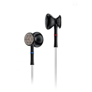 fiio ff3 headphones earbuds wired deep bass 1dd high resolution earphones comes with 2.5/3.5/4.4mm swappable plugs lossless sound for smartphones/pc/laptop/tablet(black)