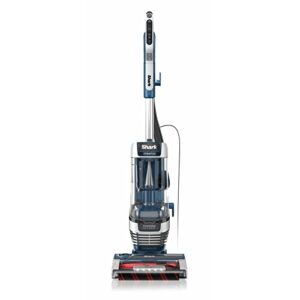 shark az3002 stratos upright vacuum with duoclean powerfins, hairpro, powered lift-away, self-cleaning brushroll, & odor neutralizer technology, navy