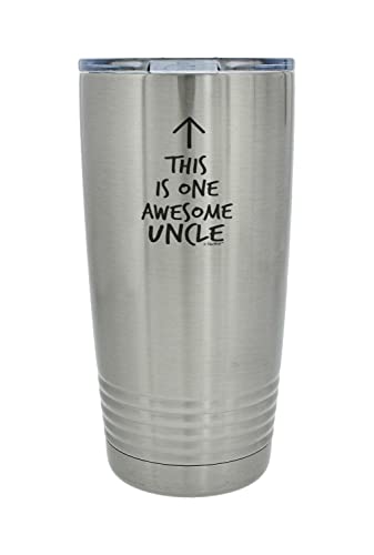 Best Uncle Gifts For Uncle This Is One Awesome Uncle 20oz Stainless Steel Insulated Travel Mug With Lid