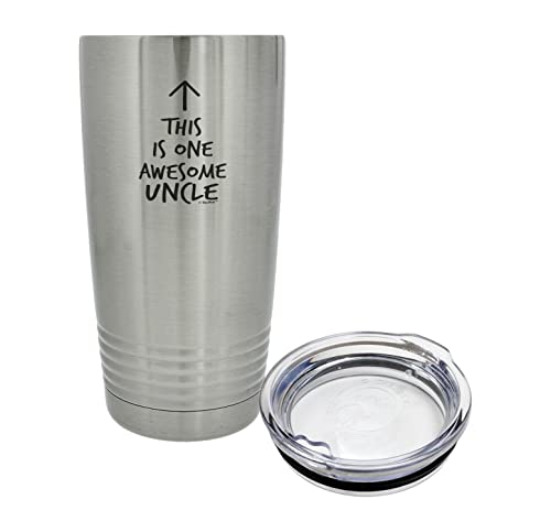 Best Uncle Gifts For Uncle This Is One Awesome Uncle 20oz Stainless Steel Insulated Travel Mug With Lid