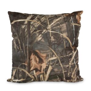 visi-one filled realtree pillow, 18" x 18" inches, camouflage