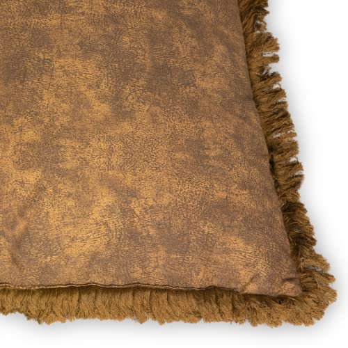 VISI-ONE Blue Ridge Trading Running Wild Horse Decorative Hunting Square Throw Pillow, 20" x 20" Inches, Brown