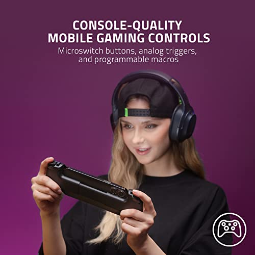 Razer Kishi V2 Mobile Gaming Controller for iPhone Opus X Wireless Low Latency Headset: Mobile Gaming Bundle