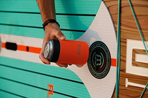 BOTE MagnePod Drinkware MagneKoozie Shorty w/Screw on Ring Keeps Beer & Soda Cold Can Insulator Magnetically attach to Compatible SUPs Kayaks Floats Hangouts 12 oz Multiple Colors