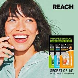 REACH Interdental Brush Extra Tight 0.7mm | Removes up to 30% More Plaque | Special Designed for Gum Protection, PFAS Free | 10 Brushes