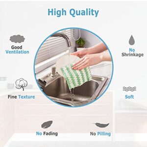 Microfiber Cleaning Cloth Absorbent Kitchen Towels Dish Cloths Washable 12×12in 10 Pack Reusable Cleaning Rags for Car Gardens Kitchen Hand Glass Windows Mirrors No Odor