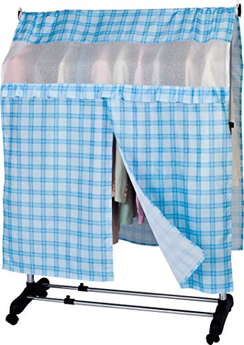 Astro Garment Rack Cover Dustproof Clothes Rack Cover, Blue, 001-09