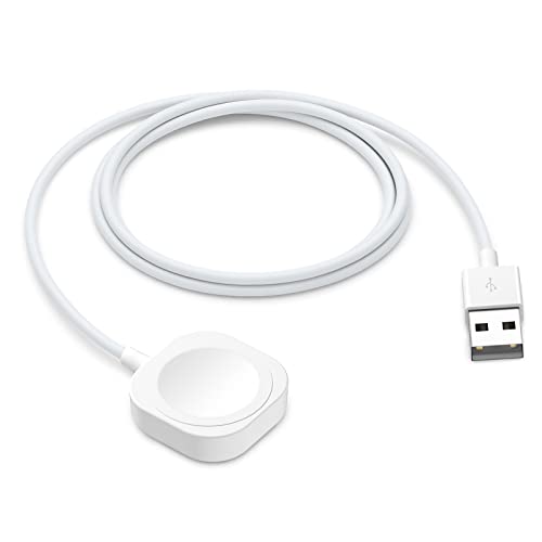 Comvin for Apple Watch Charger, Compatible with Apple Watch Charger Series 8 7 6 5 4 3 2 SE Ultra, Magnetic Charging Cable for iWatch Charger - 5ft/1.5m, White