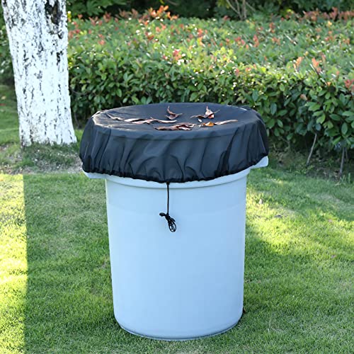 Owl Focus 37.5 Inch Mesh Cover for Rain Barrel,Rain Bucket Leaf Filter Screen Cover