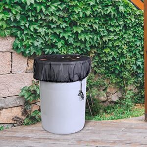 Owl Focus 37.5 Inch Mesh Cover for Rain Barrel,Rain Bucket Leaf Filter Screen Cover