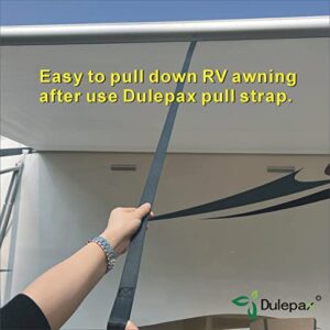 Dulepax RV Awning Pull Straps, 96 Inches Long Straps with Welding Polycord Technology. Universal Patio Awning Pull Straps (1 Units)