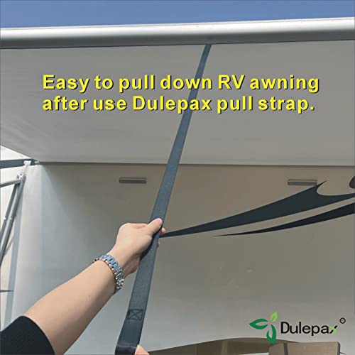 Dulepax RV Awning Pull Straps, 96 Inches Long Straps with Welding Polycord Technology. Universal Patio Awning Pull Straps (1 Units)