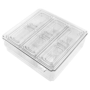 Modern-Depo 10 PCS Refrigerator Organizer Bins Food Containers with Various Size Storage Bins for Fridge, Countertop, Cabinets & Pantry