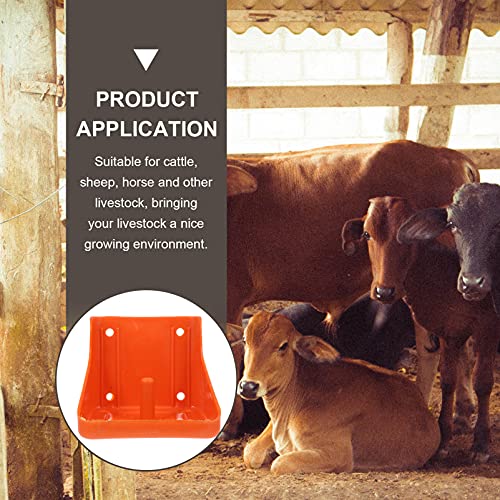 POPETPOP Cattle Salt Block Feeder, Livestock Salt Block Box Mineral Salt Block Holder Supplement Feeder for Horses, Goats, Sheep