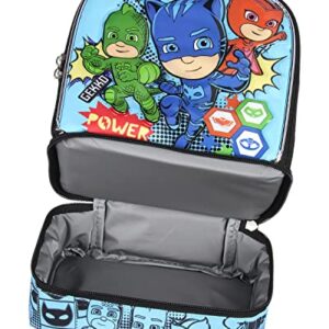 AI ACCESSORY INNOVATIONS PJ Masks Comic Book 3-D Character Dual Compartment Insulated Lunch Bag Tote