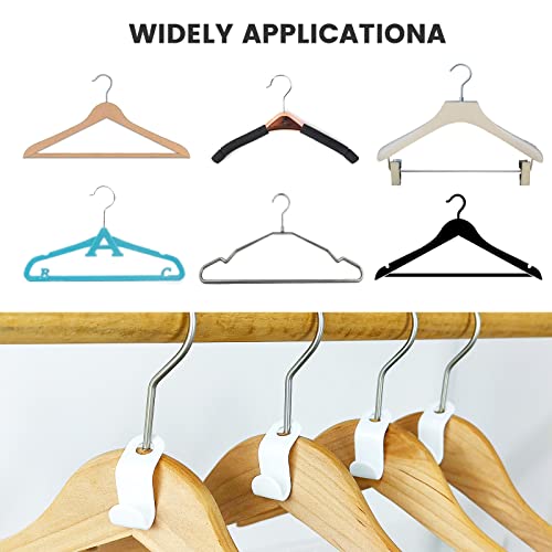 110 PCS Hanger Connector Hook, Hanger Extender, Space Saving for Heavy Clothing Hangers or Closets