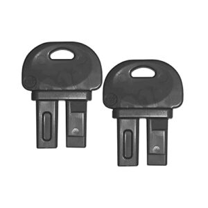 exterminators choice - replacement bait box keys - 2 pack - works with green and black exterminators choice bait boxes - bait boxes control mice and other pests