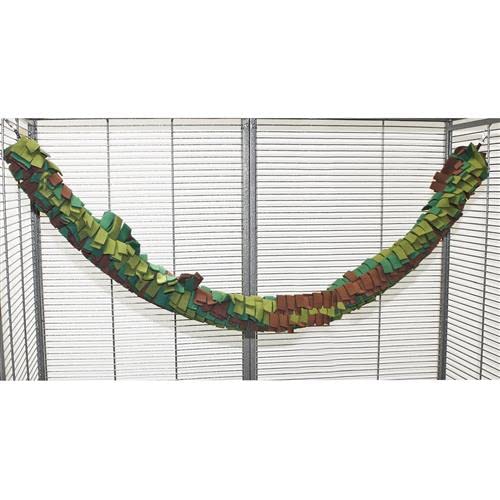 Boa Fleece Climber - Exciting Climbing Rope Decor Toy for Your Pet! Great for Sugar Gliders Squirrels Monkey Marmoset Rat Chinchilla Parrot Wild Bird Ferret