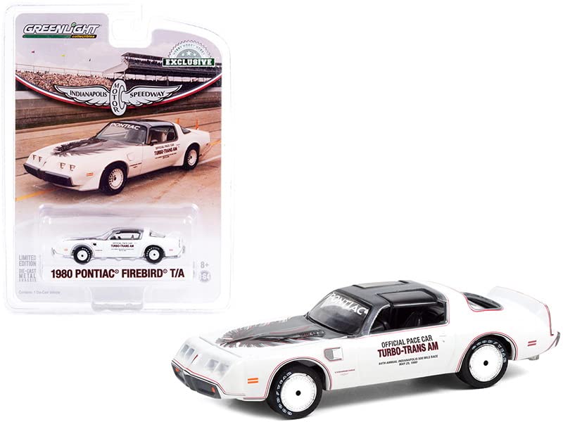 Collectibles Greenlight 30226 1980 Firebird Turbo Trans Am 64th Annual Indianapolis 500 Mile Race Official Pace Car (Hobby Exclusive) 1:64 Scale Diecast Indy 500