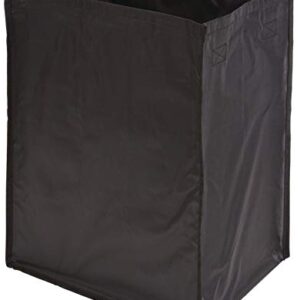 TAG Hardware Full Extension Pullout Laundry Hamper with Removable Bag Polished chrome (18" W 1 removable large bag)