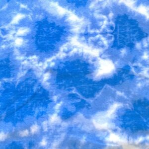 Shibori Tie Dye Anti-Pill Premium No-Sew Throw Fleece Fabric Kit (50x60)