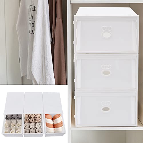 Underwear Storage Box,Clothes Drawer Organizers,Underwear Storage,Storage Box Compartment,Foldable Underwear Storage Box with 9/12 Compartments Divider Box Socks,Sock Underwear Organizer Dividers