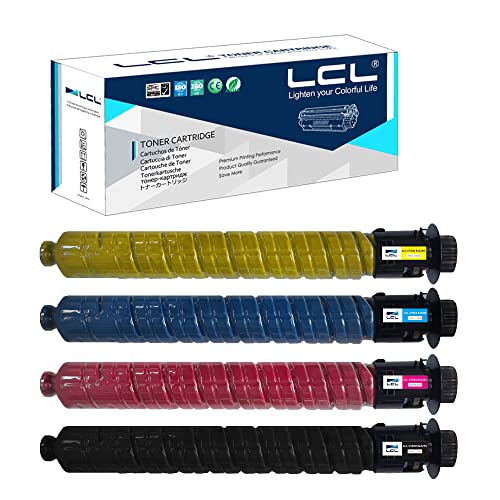 LCL Compatible Toner Cartridge Replacement for Ricoh 842279 842280 842281 842282 IM C4500 IM C5500 IM C6000 High Yield IM C4500 IM C5500 IM C6000 Savin IM C4500 IM C5500 IM C6000 (4-Pack KCMY)