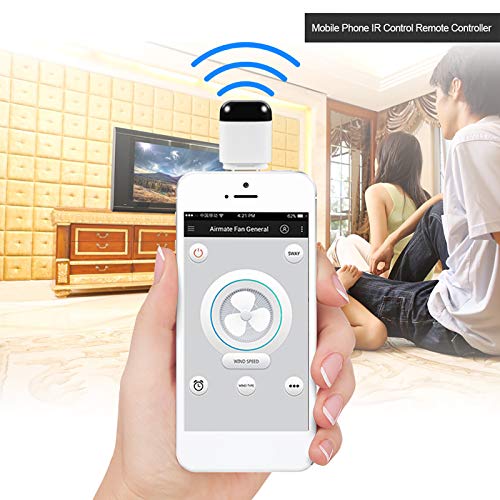 Mobile Phone Infrared Controller, IR Signal Universal Mobile Phone IR Remote Controller Mini for Refrigerator for Fan for Conditioner(Micro USB Mobile Phone Dedicated)