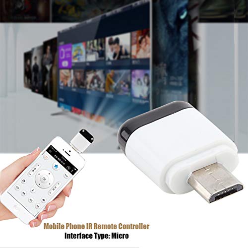 Mobile Phone Infrared Controller, IR Signal Universal Mobile Phone IR Remote Controller Mini for Refrigerator for Fan for Conditioner(Micro USB Mobile Phone Dedicated)