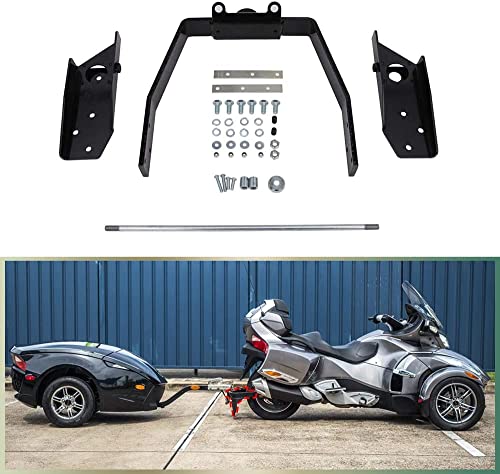 NIXFACE Upgraded Trailer Hitch Receiver Mount Kit Fit for 2008-2020 Can-Am Spyder RT, RS, ST, GS, F3-T and F3 Limited