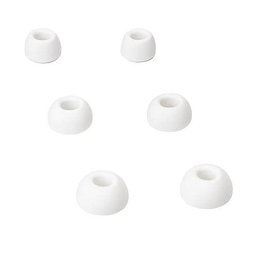 3 Pairs AirPods Pro Ear Tips Replacement for AirPods Pro, Silicon Earbuds Tips with Noise Reduction Hole, Fit in The Charging Case