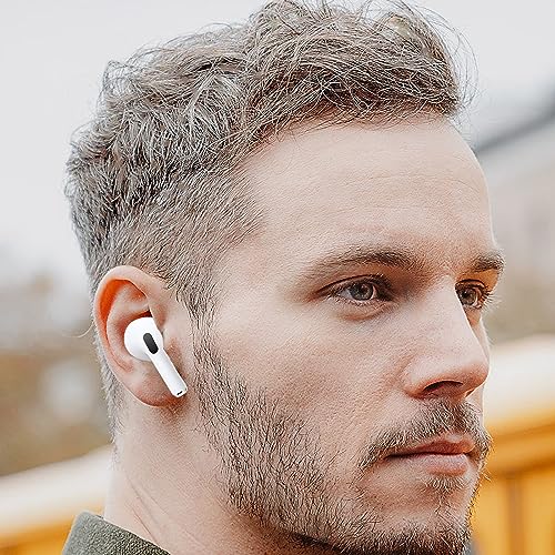 3 Pairs AirPods Pro Ear Tips Replacement for AirPods Pro, Silicon Earbuds Tips with Noise Reduction Hole, Fit in The Charging Case