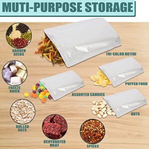 40 Pack Mylar Bags with Oxygen Absorbers 500cc(50*1 Pack) & Labels(40pcs), Mylar Bags 2 Gallon(10 pack) & 1 Gallon (30 pack) 14''x20'', 10''x14'' with thickness 4.7 Mil Each Side for Long Term Food Storage