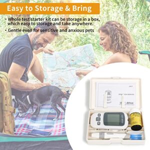 URIT Pet Blood Glucose Meter for Dog Cat with 50 Test Strips, Blood Suger Monitor Kit,Blood Glucose Monitoring System for Dog/Cat Diabetes.