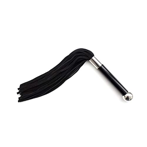 N/A Short Leather Riding Whip, Equestrian Accessories, Horse Training Equipment, Small Whip (Color : Black)