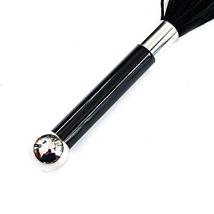 N/A Short Leather Riding Whip, Equestrian Accessories, Horse Training Equipment, Small Whip (Color : Black)