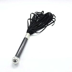 N/A Short Leather Riding Whip, Equestrian Accessories, Horse Training Equipment, Small Whip (Color : Black)