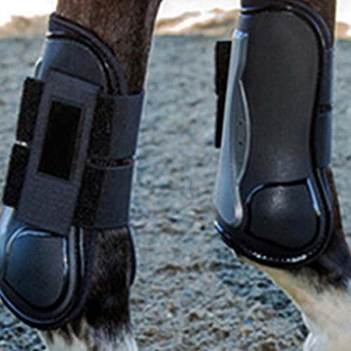 N/A 2 Pairs of Horse Tendon Boots, Equestrian Jumping Leg Protection, Protection Boots, Lightweight Horse Protection (Color : Yellow)