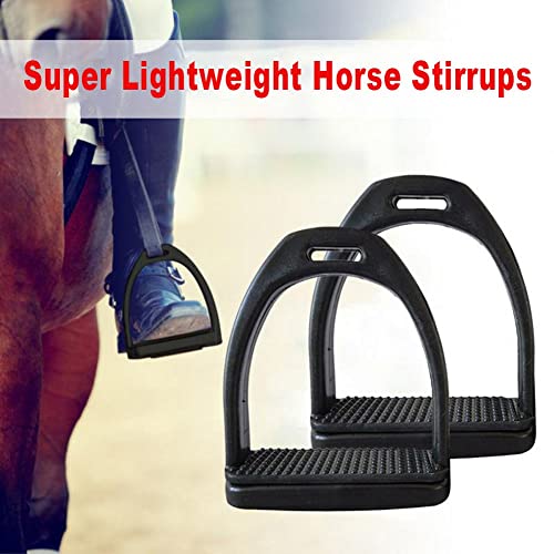 N/A 1 Pair of Horse Riding Aluminum Alloy Suitable for Horse Riders, Lightweight Wide Track Non-Slip Equestrian Accessories (Size : Large Size)