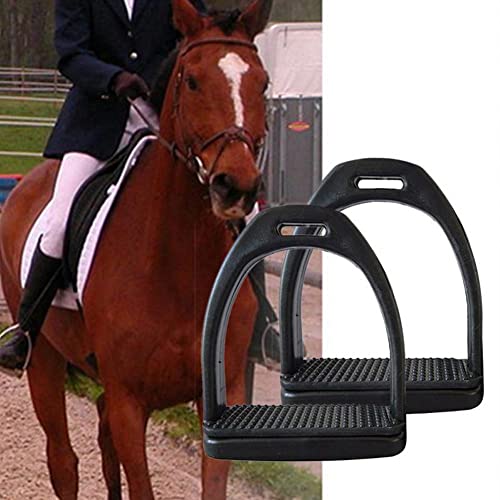 N/A 1 Pair of Horse Riding Aluminum Alloy Suitable for Horse Riders, Lightweight Wide Track Non-Slip Equestrian Accessories (Size : Large Size)